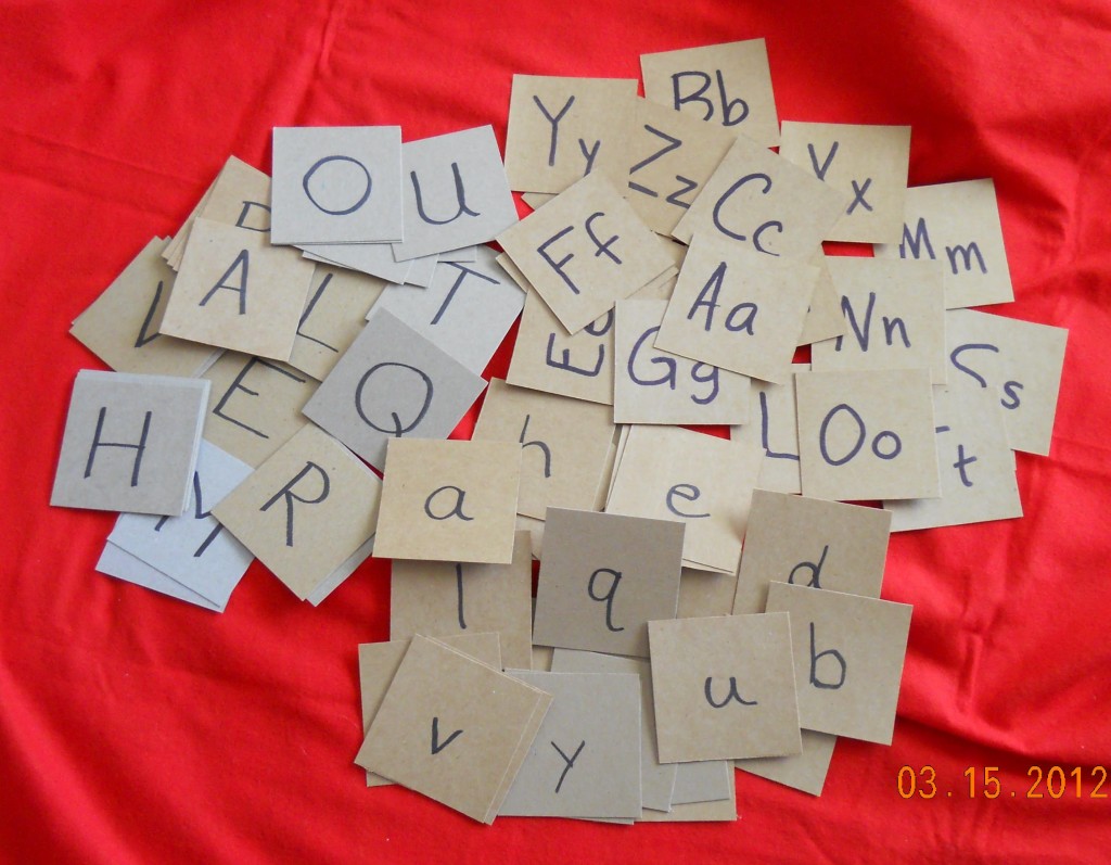 Workshop Wednesday: ABC Flashcards - Guilt-Free Homeschooling