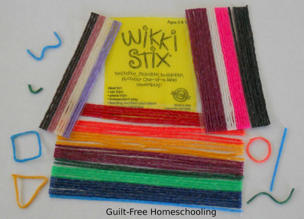 Workshop Wednesday: Wikki Stix as Learning Tools - Guilt-Free Homeschooling